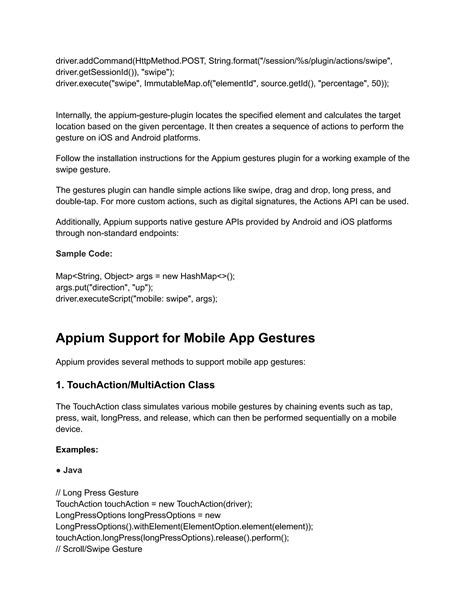 Automate Mobile Gestures In Appium A Detailed Guide For Developerspdf
