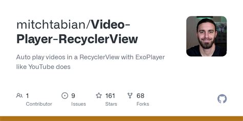 GitHub Mitchtabian Video Player RecyclerView Auto Play Videos In A RecyclerView With