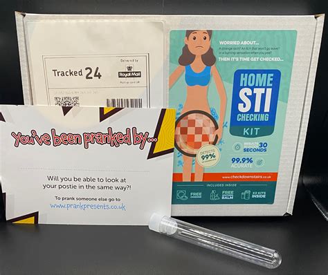 Std Test Kit Female Prank Postal Package