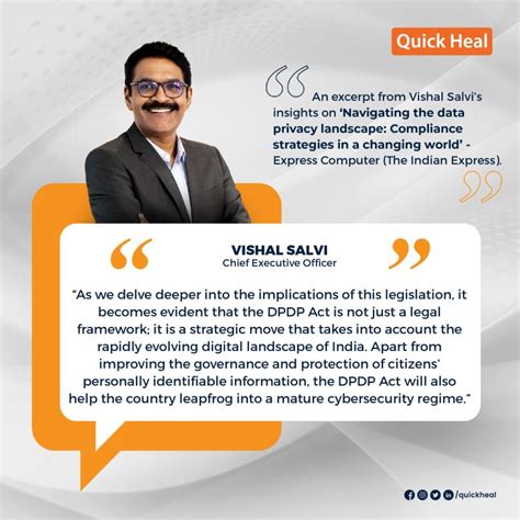 Quickheal Cybersecurity Dataprivacy Dataprotection Dataprotectionauthority Dpdp Quick Heal