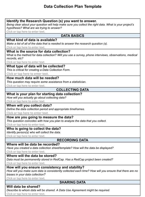 How To Write A Data Collection Plan Templates And Examples Included