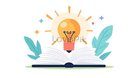 전구 생각 벡터 Png 일러스트 무료 다운로드 Lovepik