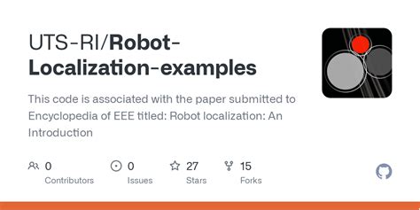 Github Uts Rirobot Localization Examples This Code Is Associated With The Paper Submitted To
