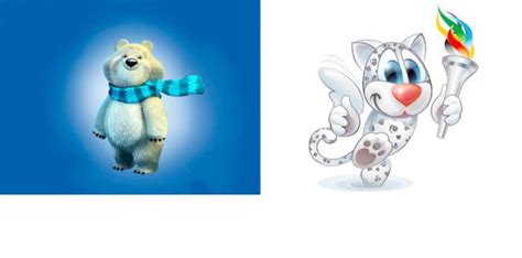 超萌吉祥物诞生！俄罗斯奥委会吉祥物：帽子猫和不倒翁熊 德启设计