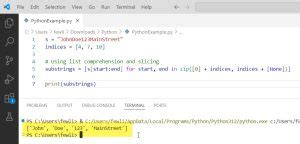 How To Split A String By Index In Python