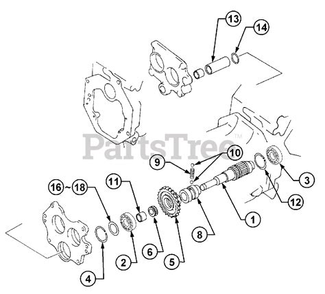 Cub Cadet 7360 Ss 54a 458d100 Cub Cadet Compact Tractor Mfd P T O Drive Shaft Parts