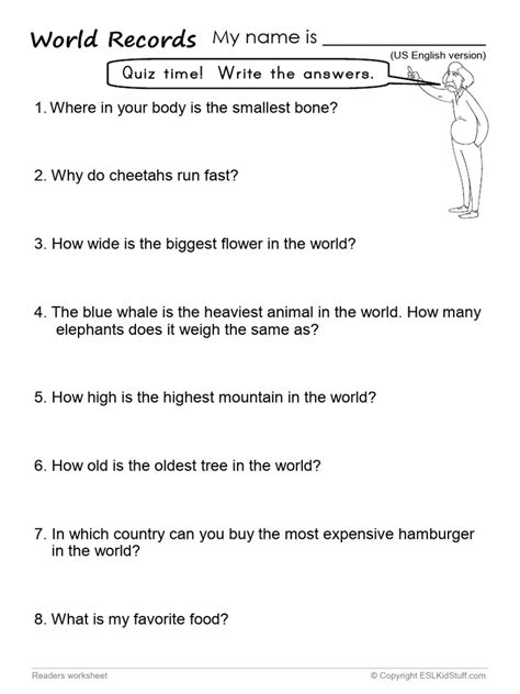 Superlative Worksheet Pdf