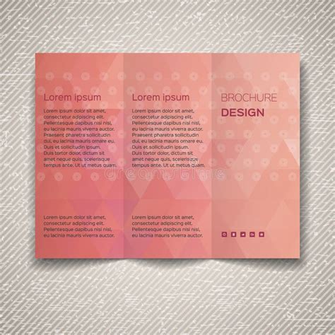 Vector Template For Leaflet Stock Vector Illustration Of Concept Background 64869210