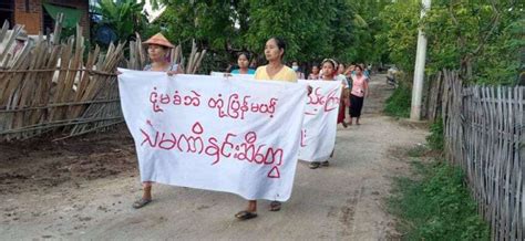 နောက်ပြန်မလှည့်ကြေး ဒီတော်လှန်ရေး လူထုသပိတ်စစ်ကြောင်းက စစ်အာဏာရှင် ချေမ