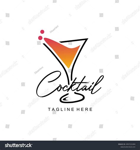 64253 Cocktail Logo Stock Vectors Images And Vector Art Shutterstock