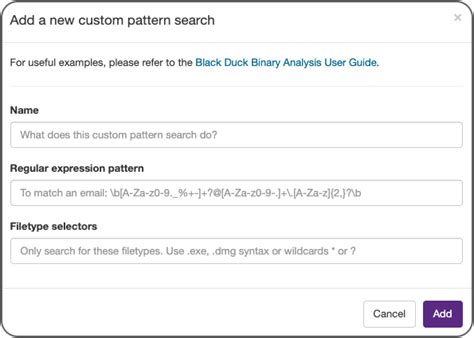 Custom Pattern Searching