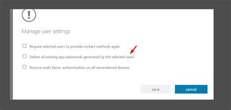 Delete App Passwords Created By Other Users In Office 365 Multi Factor Authentication D365