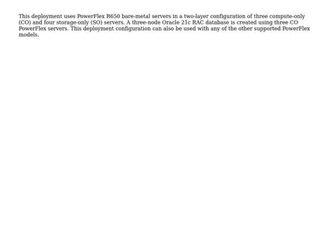 Overview Dell Powerflex Deployment Best Practices For Oracle Rac 21c Dell Technologies Info Hub