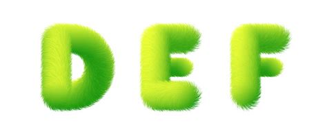 흰색 배경에 높은 품질의 3d 얽히고 설킨 편지 D E F의 세트 격리된 벡터 요소 0명에 대한 스톡 벡터 아트 및 기타 이미지