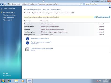 Windows Experience Index In Windows 7 The World Of Windows