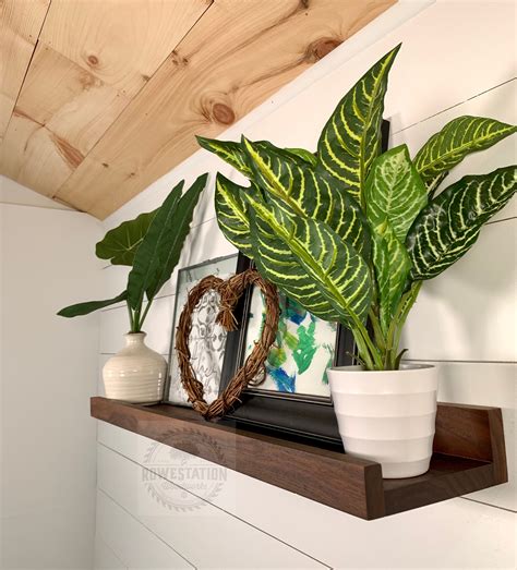 Extra Deep Walnut Picture Ledge Rowe Station Woodworks