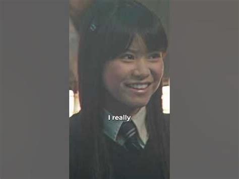 Harry Potter And Cho On Set Kiss To Real Love Harry Potter Kiss Harry Potter Katie Leung