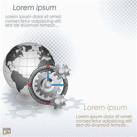 기어 및 사업 배경 템플릿 벡터 20 Eps Uidownload