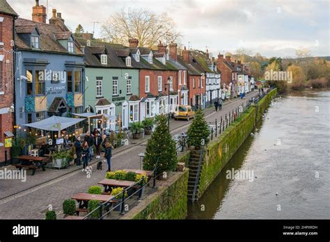 Picturesque Bewdley On River Severn Before Floods Submerged The