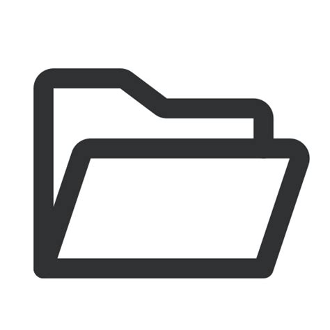 Folderopen Vector Icons Free Download In Svg Png Format