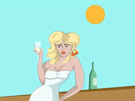 Girl At A Bar By Kristin Brown On Dribbble