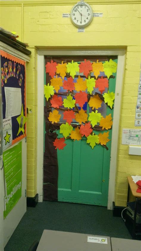 Bricks And Wood School Art Activities Tree Classroom Display