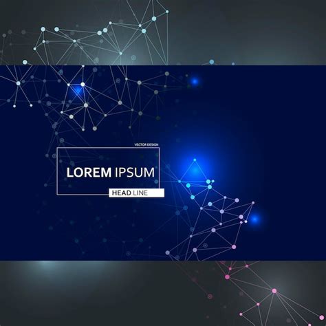 Premium Vector Science Connection Structure With Molecules On Simple