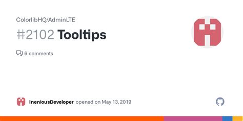 Tooltips · Issue 2102 · Colorlibhqadminlte · Github