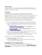 Module Four Assignment Guidelines And Rubric Docx Overview In This Assignment You Will Use
