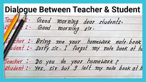 Classroom Dialogue Examples At Sherry Powers Blog