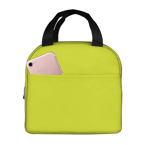 Disketp Yellow Lunch Bag For Women Men Leakproof Thermal Cooler Sack
