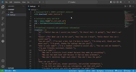 Saba Ramzan On Linkedin Codealpha Internshipachievement Chatbot