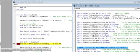 Vba Ms Access Run Time Error 2465 Cant Find The Field Employeenum