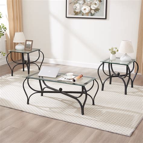Black Coffee Tables End Tables Modern