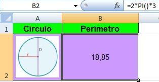 Función Pi De Excel