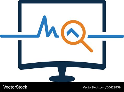 System Monitoring Performance Icon Royalty Free Vector Image
