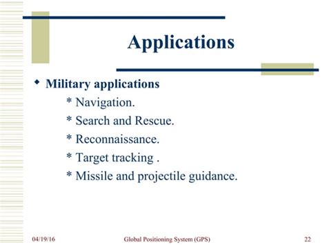 Global Positioning System Ppt Computer Networking Computing