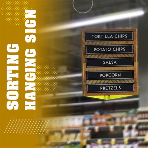 Sorting Hanging Signage Overhead Warehouse And Industrial Signs Uae And Gcc