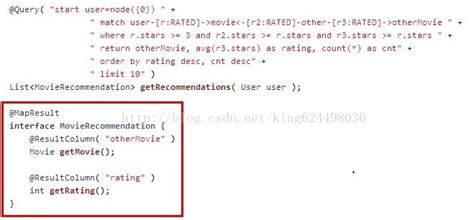 Spring Data Neo4j 自定义返回结果spring Neo4j 自由返回 Csdn博客