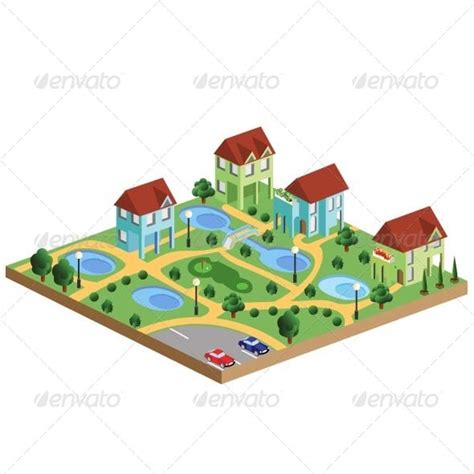 Villages Graphics Designs And Templates Graphicriver