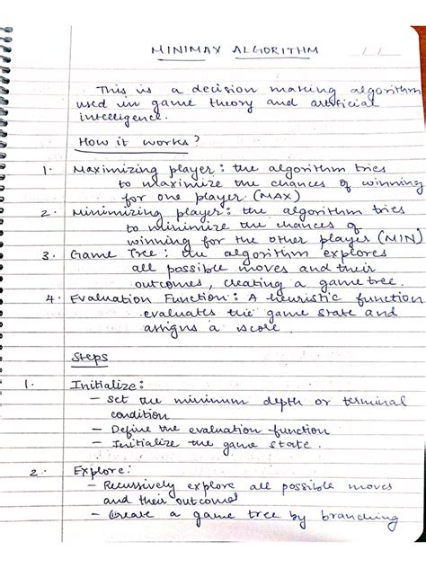 Minimax Algorithm Pdf