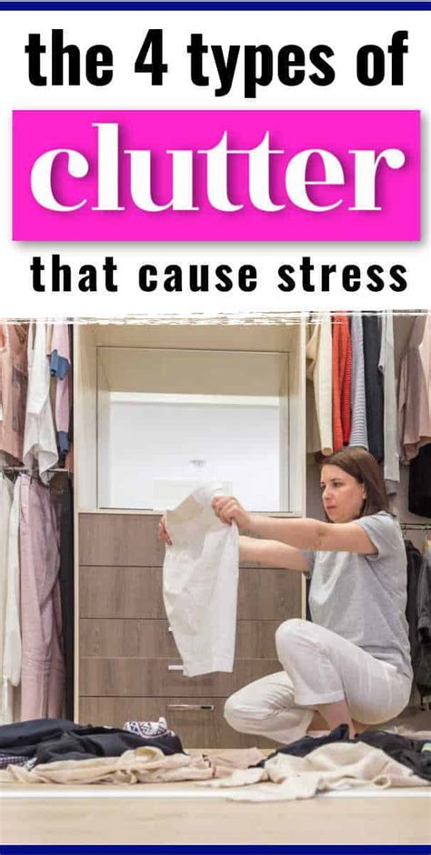 The Types Of Clutter That Will Stress You Out Decluttering Tips This Simplified Home