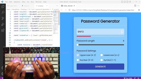 Asmr Programming Ui Ux Web Deign Html Css Password Generator No