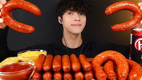 뽀득 탱글 소시지 And 킬바사 먹방 Sausages Mukbang Asmr Eating Sounds Youtube