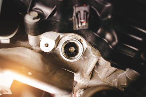 The Spark Plug Socket Of A Car Engine Without An Ignition Coil Stock Photo Image Of Business