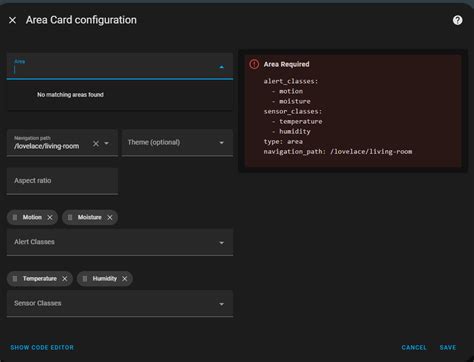 Areas Are Not Working Anymore Configuration Home Assistant Community