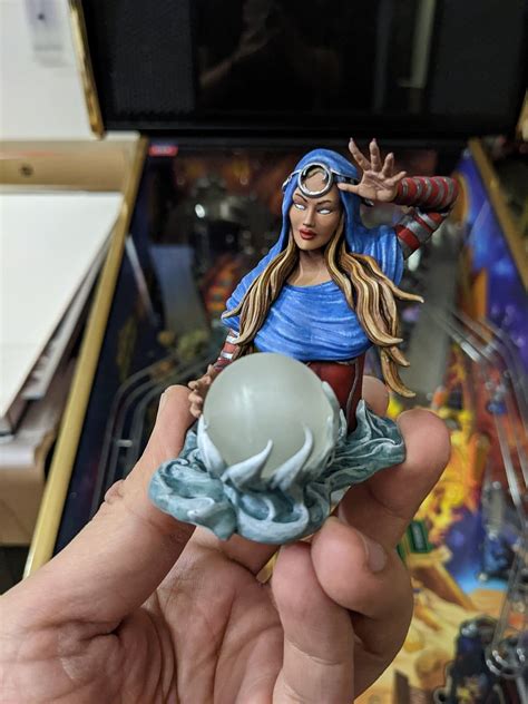 Iron Maiden Clairvoyant Figure Checkos Mods Pinball Mods And Toppers