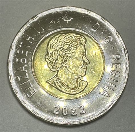 2022 Canadian 50 Yrs Hockey Summit Series Toonie 2 Dollar Colorized