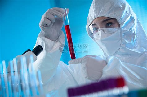 医务工作者做检测化验高清图片下载 正版图片501901625 摄图网