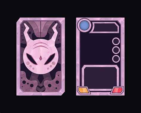 Artstation Trading Card Game Gui 5 Card Designs Game Assets